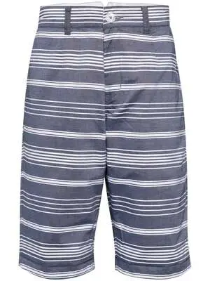 PRIVATE STOCK LABS Reign Striped Cotton Shorts