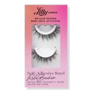 LILLY LASHES Rulebreaker Self-adhesive 3d Faux Mink Lashes - One-color