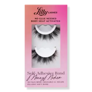 LILLY LASHES Moneymaker Self-adhesive 3d Faux Mink Lashes - One-color