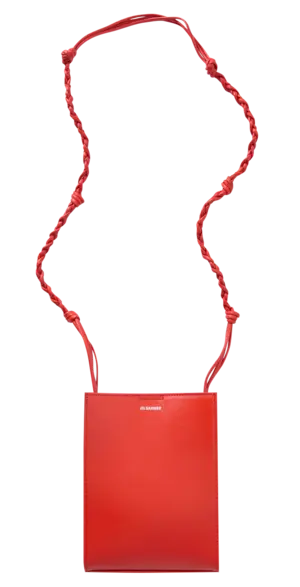 JIL SANDER Jil Sander Tangle Small Shoulder Bag Red