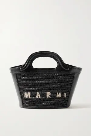 Marni Tropicalia Micro Tote - Black