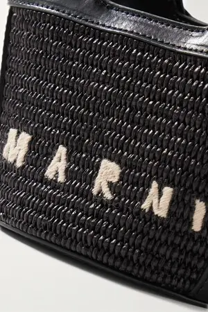 Marni Tropicalia Micro Tote - Black