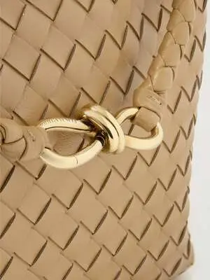 Bottega Veneta Andiamo Medium Embellished Intrecciato Leather Tote