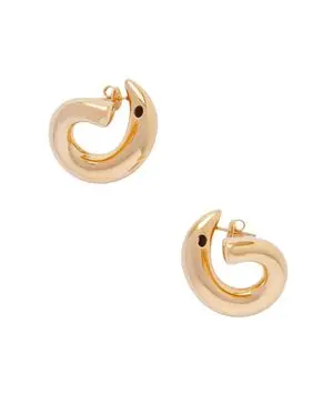 Bottega Veneta Bottega Veneta Sardine Gold-Plated Earrings Gold