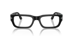 Persol Full Rim Rectangle Eyeglasses Clear