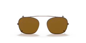 Persol Metal Clip-on Sunglasses - Polar Brown