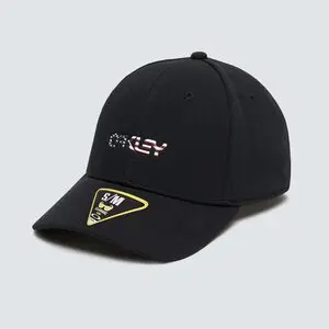 Oakley 6 Panel Stretch Metallic Cap - Black