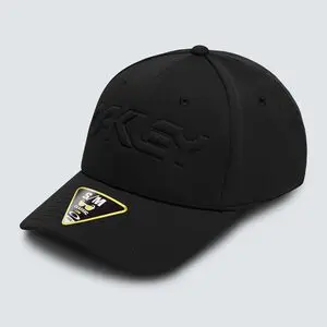 Oakley 6 Panel Stretch Cap Black