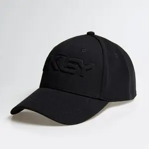 Oakley 6 Panel Stretch Cap - Black