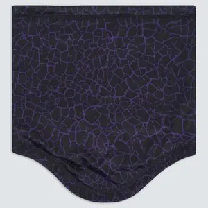 Oakley Men's Printed Neck Gaiter Black,violet