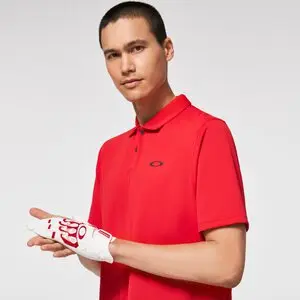 Oakley Men's Icon Tn Protect Rc Polo I Red
