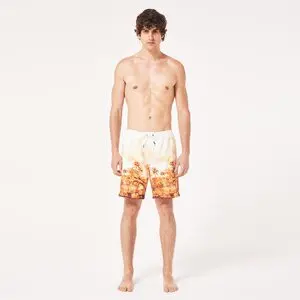 Oakley Oakley Canary Palms RC 18 Beachshort Palm Print Grenache