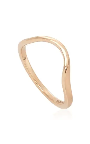 MARIE MAS Halo 18k Rose Gold Ring