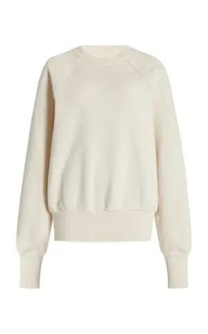 LES TIEN Classic Raglan-Sleeve Cotton Sweatshirt