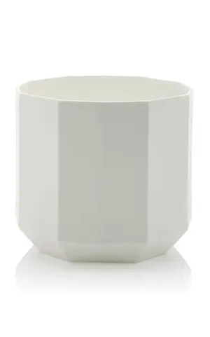 Tiffany & Co. Facet Medium Bone China Vase - White