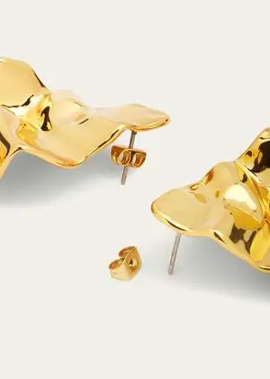 Alexis Bittar Crumpled Post Earrings