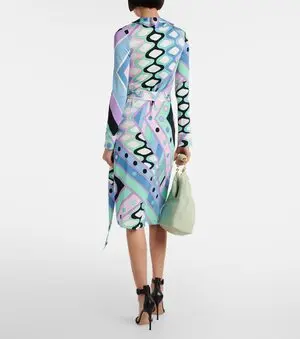 Emilio Pucci Vivara Wrap Dress - Multicoloured
