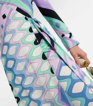 Emilio Pucci Vivara Wrap Dress - Multicoloured