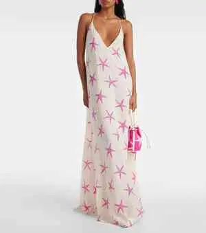 Valentino Garavani Printed Silk Gown