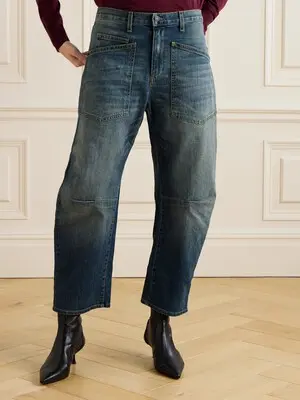 NILI LOTAN Shon Boyfriend Jeans - Blue