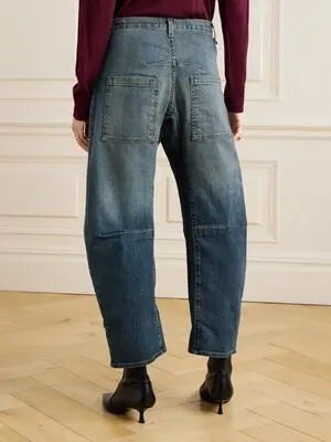 NILI LOTAN Shon Boyfriend Jeans - Blue