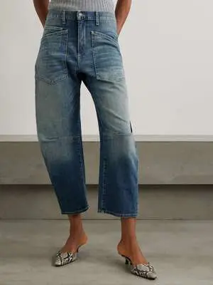 NILI LOTAN Shon Boyfriend Jeans - Blue