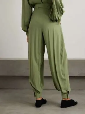 Loro Piana Gralan Belted Tapered Pants