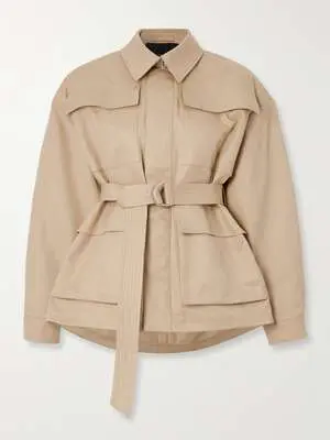 Wardrobe.NYC Belted Cotton-drill Parka