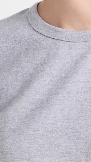 LESET The Margo Tee - Heather Grey