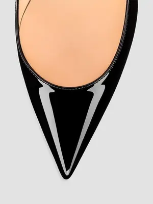 CHRISTIAN LOUBOUTIN Kate 100mm Patent Leather Pumps - Black