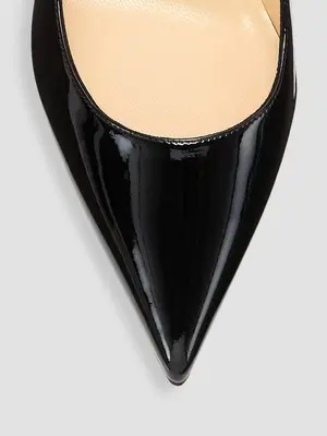 CHRISTIAN LOUBOUTIN Kate 85mm Patent Leather Pumps - Black