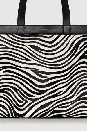 ANINE BING Medium Rio Tote - Zebra