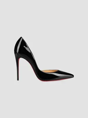 CHRISTIAN LOUBOUTIN Iriza 100mm Patent Leather Pumps - Black