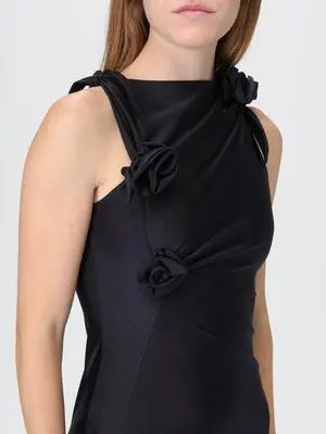 Coperni Asymmetrical Maxi Dress - Black