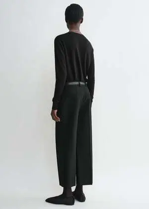 TOTEME Cropped Straight Trousers
