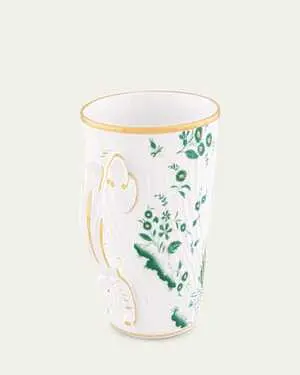 GINORI 1735 Mug, 13 Oz - Oro Di Doccia Giada
