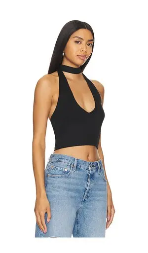 Superdown Halter Neck Crop Top