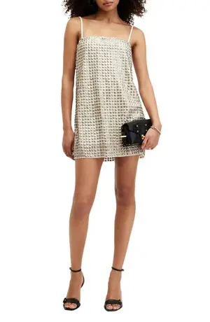 green emerald velvet dress Stevie WhiteGold Studded Shirt WhiteGold / S