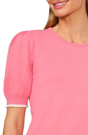 CECE DUPRAZ Contrast Edge Cotton Sweater