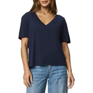 Splendid Kacey V-neck T-shirt - Navy