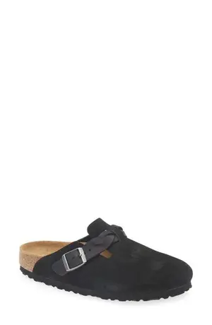 BIRKENSTOCK Boston Braid Clog - Black
