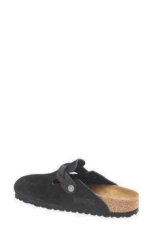 BIRKENSTOCK Boston Braid Clog - Black