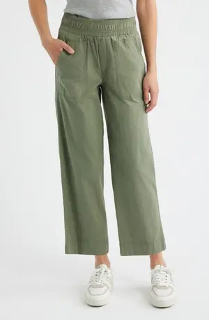 Wit & Wisdom Relaxed Straight Leg Pants - Lily Pad