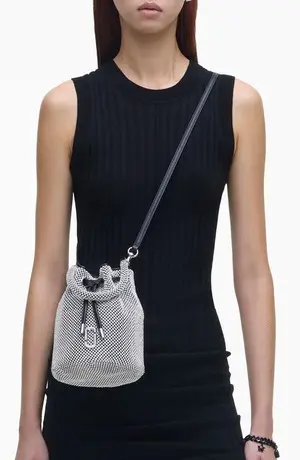 Marc Jacobs Mini Rhinestone Bucket Bag