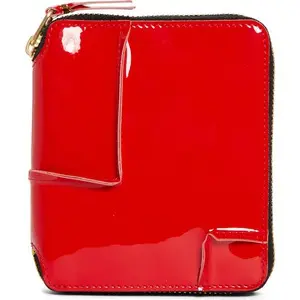 Comme Des Garçons Patent Leather Wallet - Red