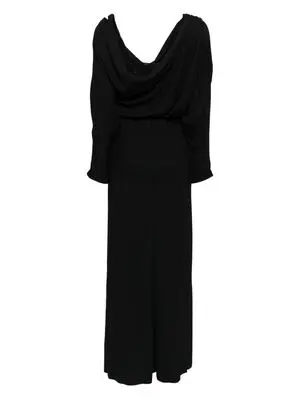 Giambattista Valli Draped Belted Midi Dress