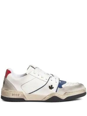 Dsquared2 Spiker Sneakers With Maple Leaf Embroidery
