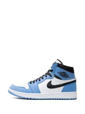 JORDAN Air 1 High Golf University Sneakers - Blue