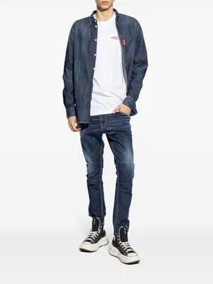 Dsquared2 Logo-patch Cotton Jeans - Blue