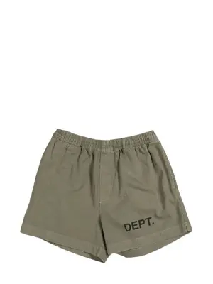 GALLERY DEPT. Logo Print Cotton Shorts